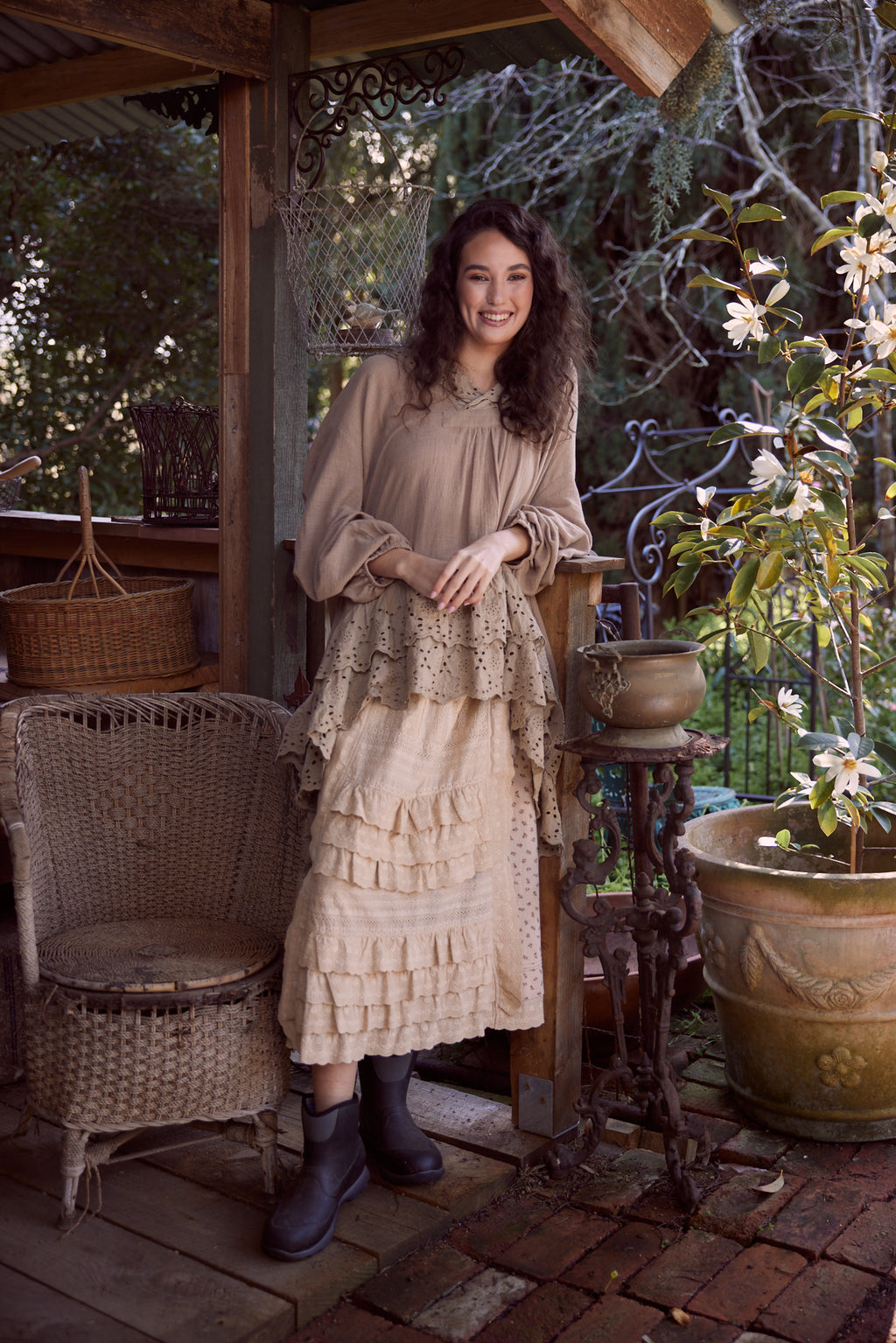 Fable skirt. Sandcastle – Miss Rose Sister Violet Australia