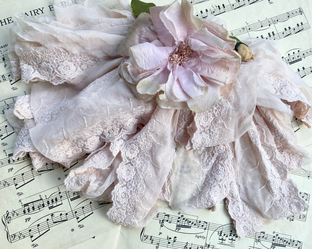 Vintage lace. Powder Pink – Miss Rose Sister Violet Australia